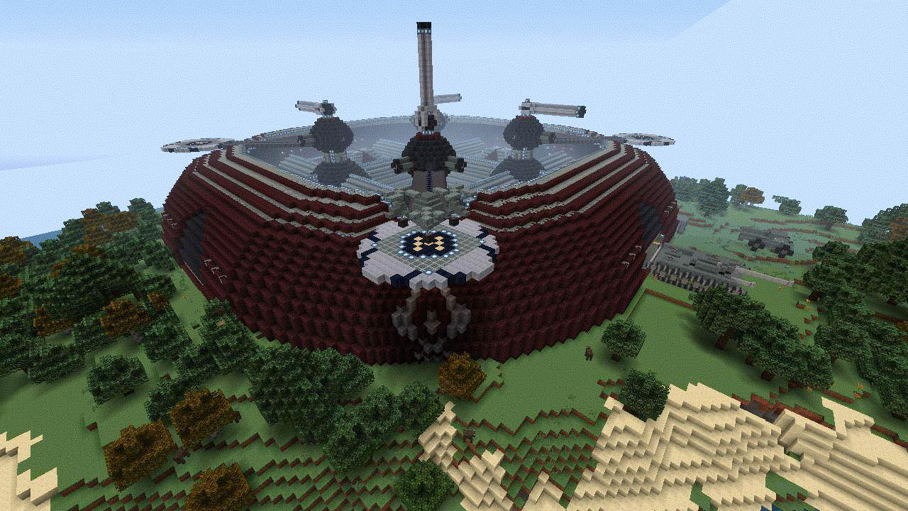Futuristic Military Base Minecraft Map