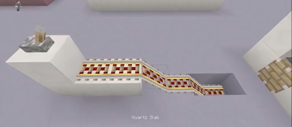 Vertical Minecart Storage Minecraft Map