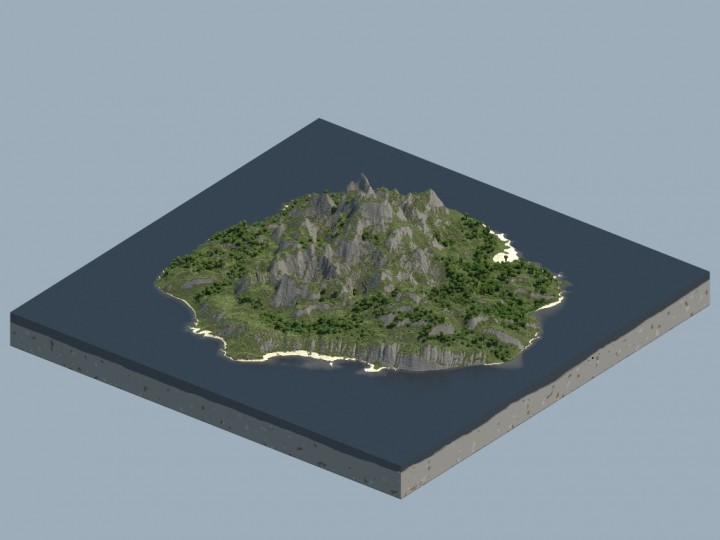 Jungle island Minecraft Map