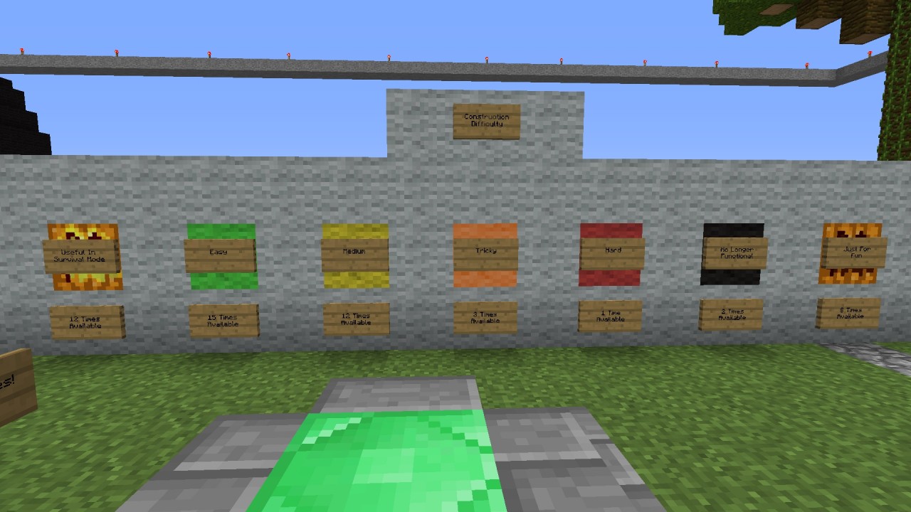 test 3 - World with Redstone experiments and more! Minecraft Map