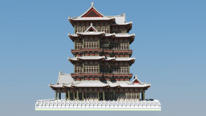 Chinese ancient architecture 2 Minecraft Map