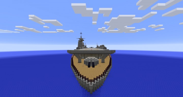 Aircraft carrier Minecraft Map