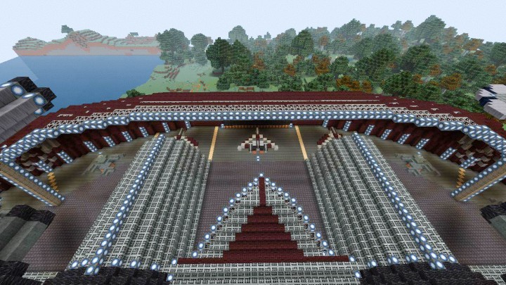 Futuristic Military Base Minecraft Map