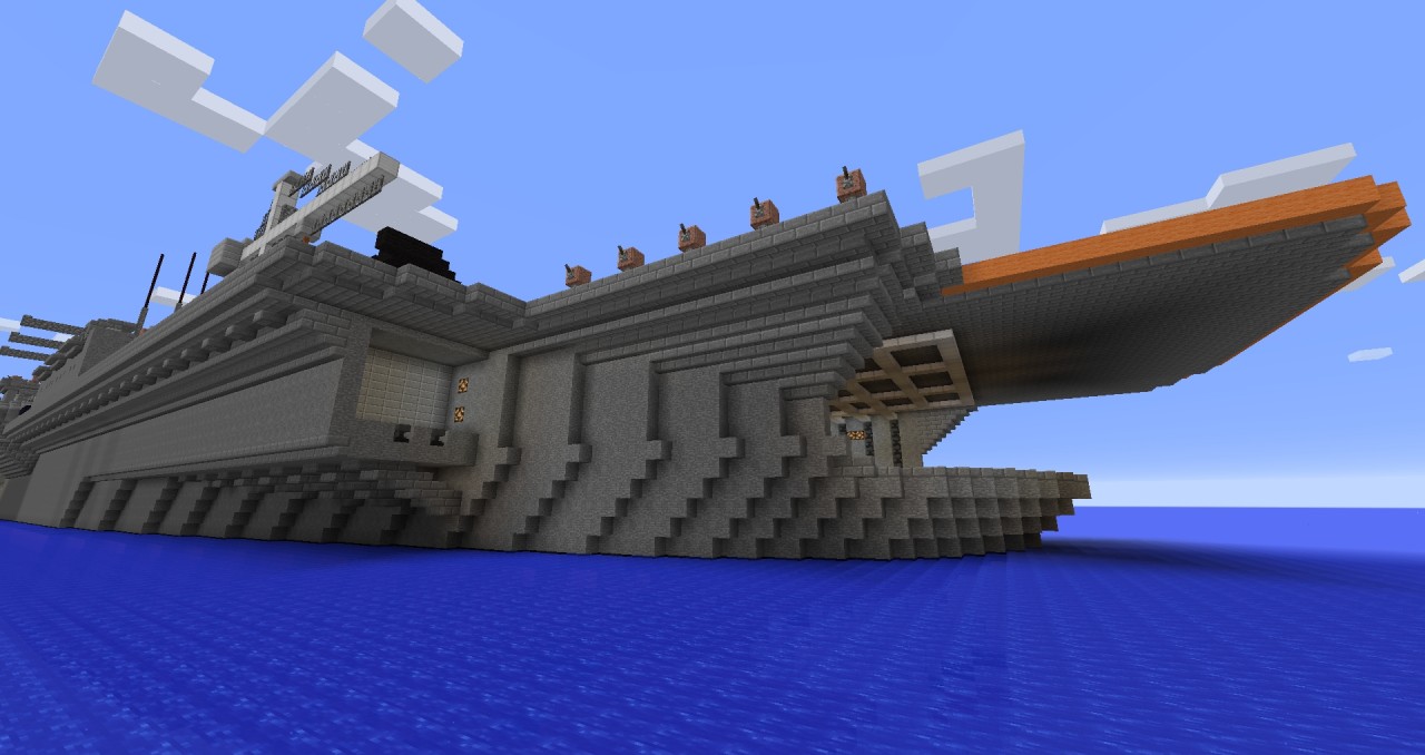 Aircraft carrier Minecraft Map