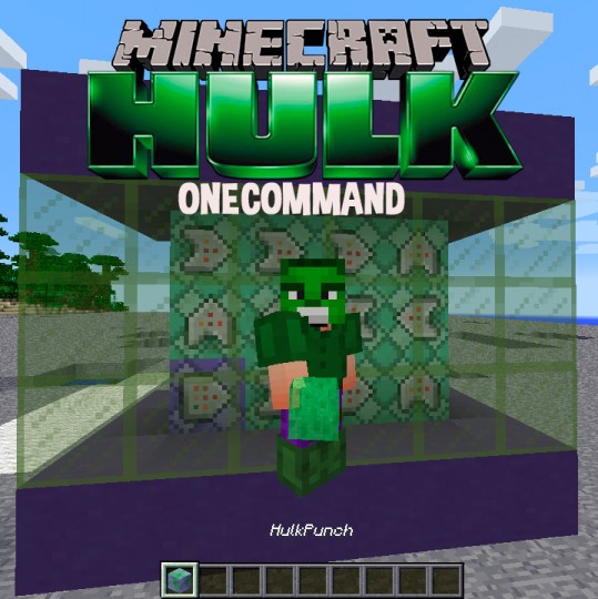 Be a Hulk - One Command for 1.9+ By MrNinoCandeias Minecraft Map