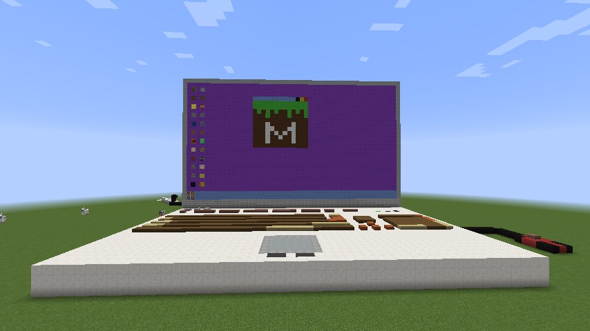 Laptop Minecraft Map
