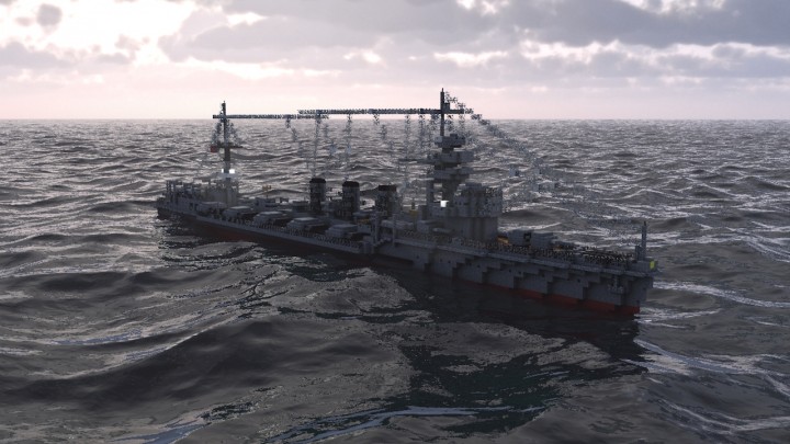 IJN CL Kuma Class (Remake) Minecraft Map