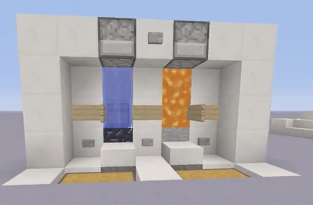 Obsidian/Stone Dual Generator Minecraft Map