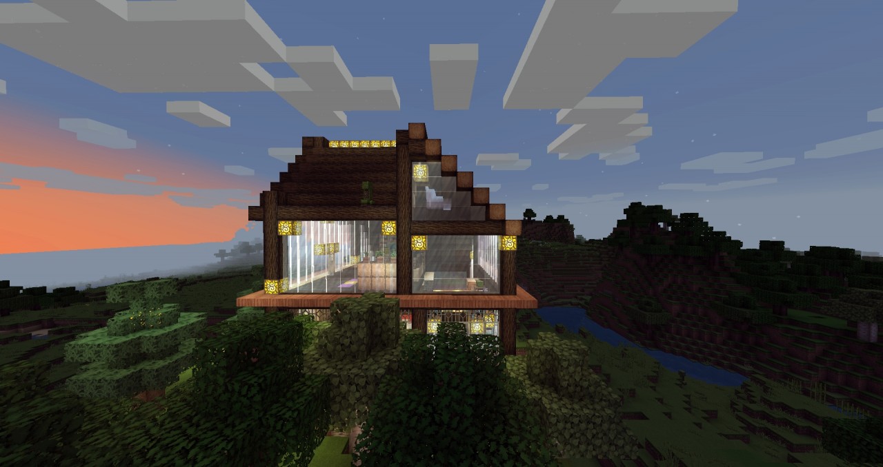 Cabin in the woods. Minecraft Map