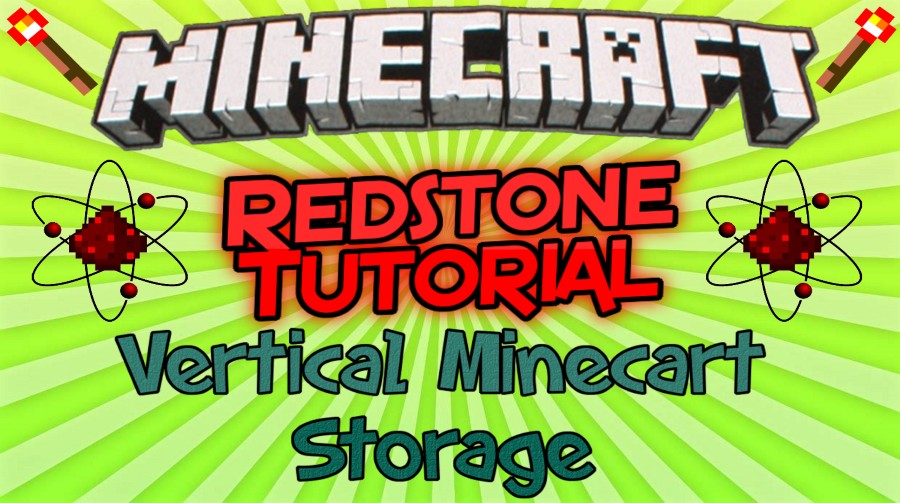 Vertical Minecart Storage Minecraft Map