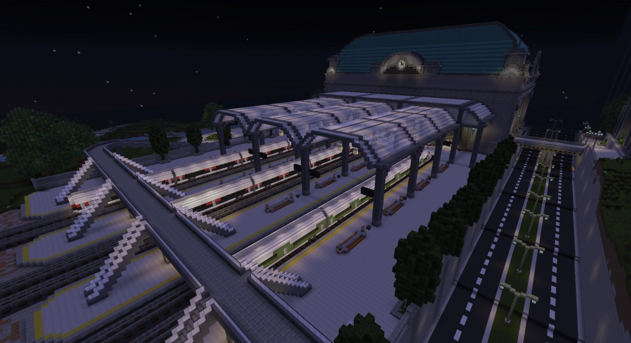 Train Station Minecraft Map