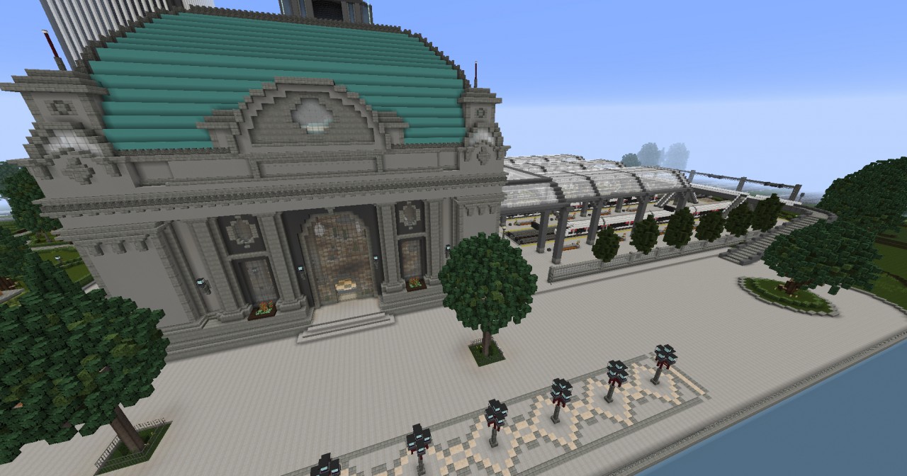Train Station Minecraft Map