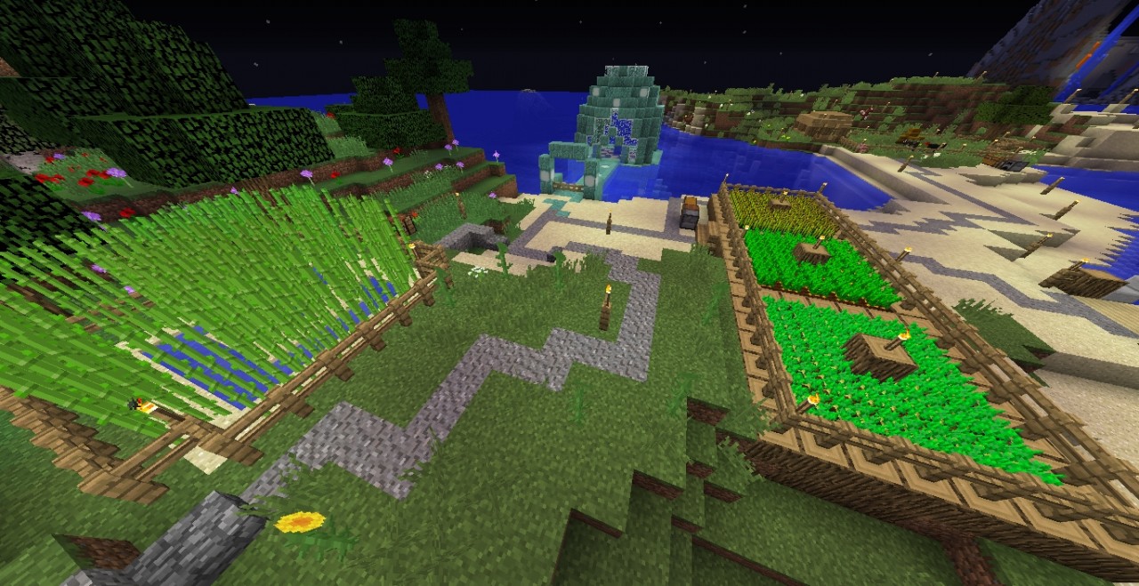 Simple Ocean Base Minecraft Map