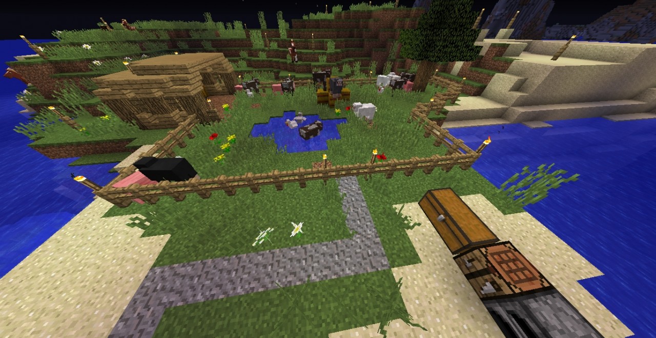 Simple Ocean Base Minecraft Map