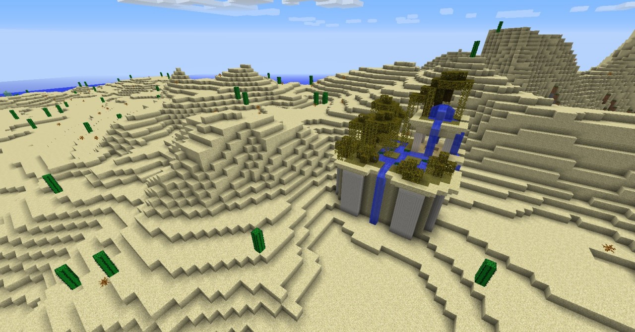 Desert oasis Minecraft Map
