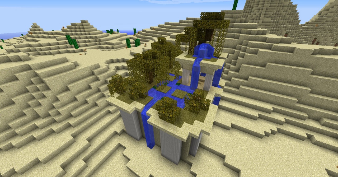 Desert oasis Minecraft Map