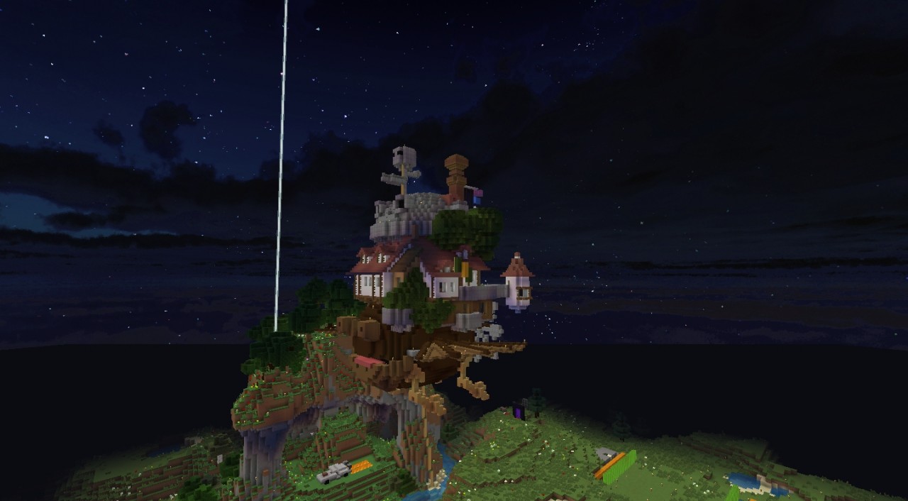 Howl's Moving Castle Minecraft Map