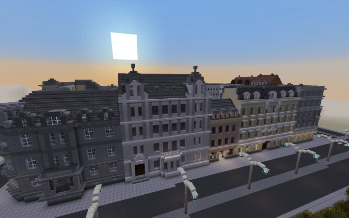 German City Environment Minecraft Map