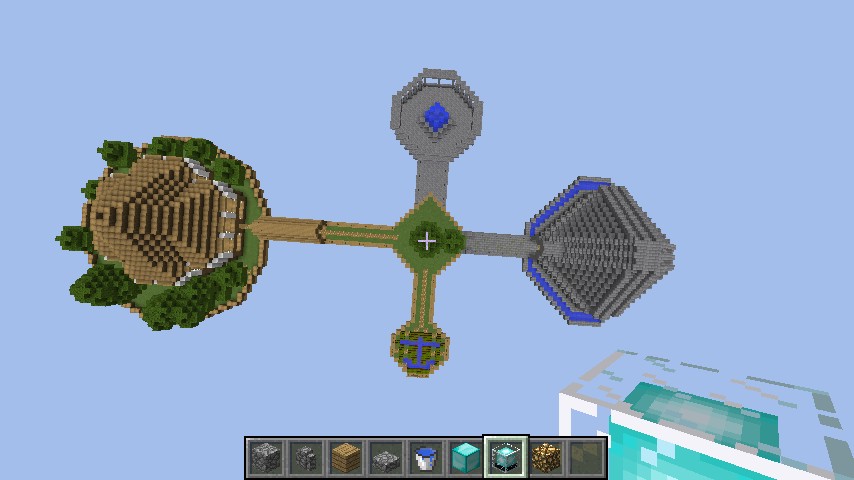 Sky Builds Minecraft Map