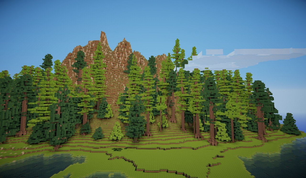 Epic Terrain - Spruce Valley Minecraft Map