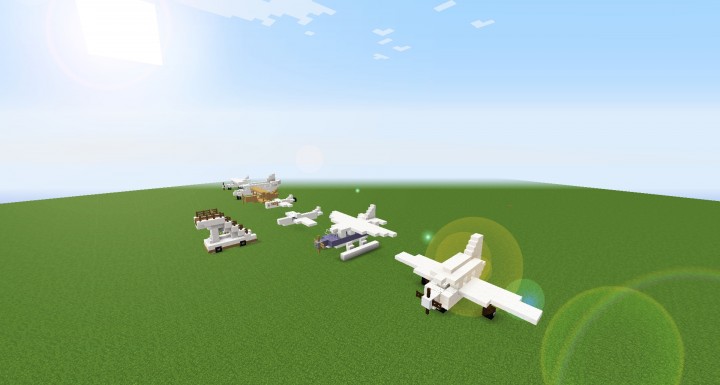 Small Plane Designs Minecraft Map