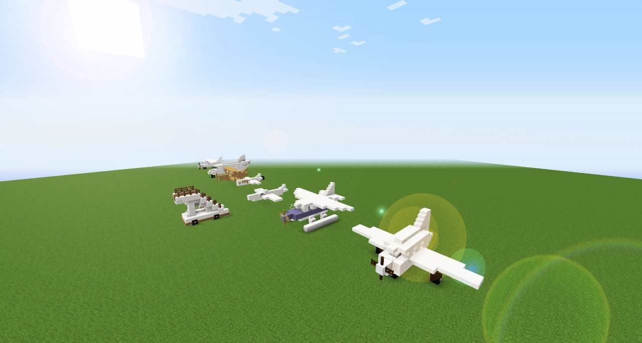 Small Plane Designs Minecraft Map