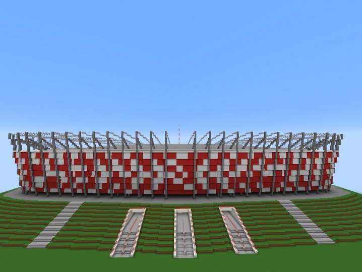 PGE Narodowy (The National Stadium Warsaw Poland) Minecraft Map