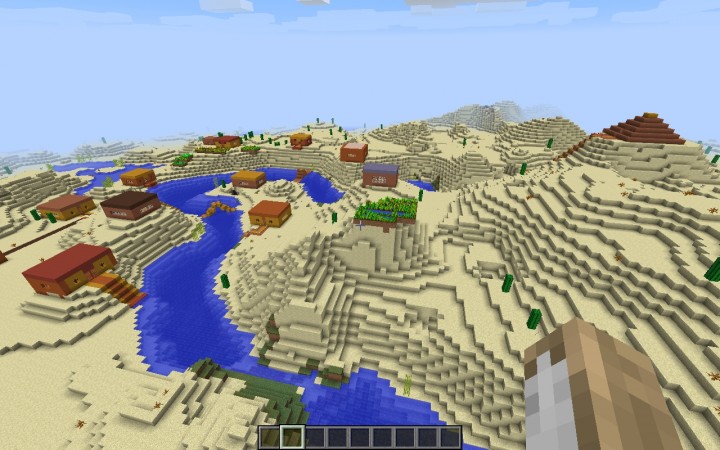 Adobe Styled Village +Mayan Temple [1.8.8] Minecraft Map