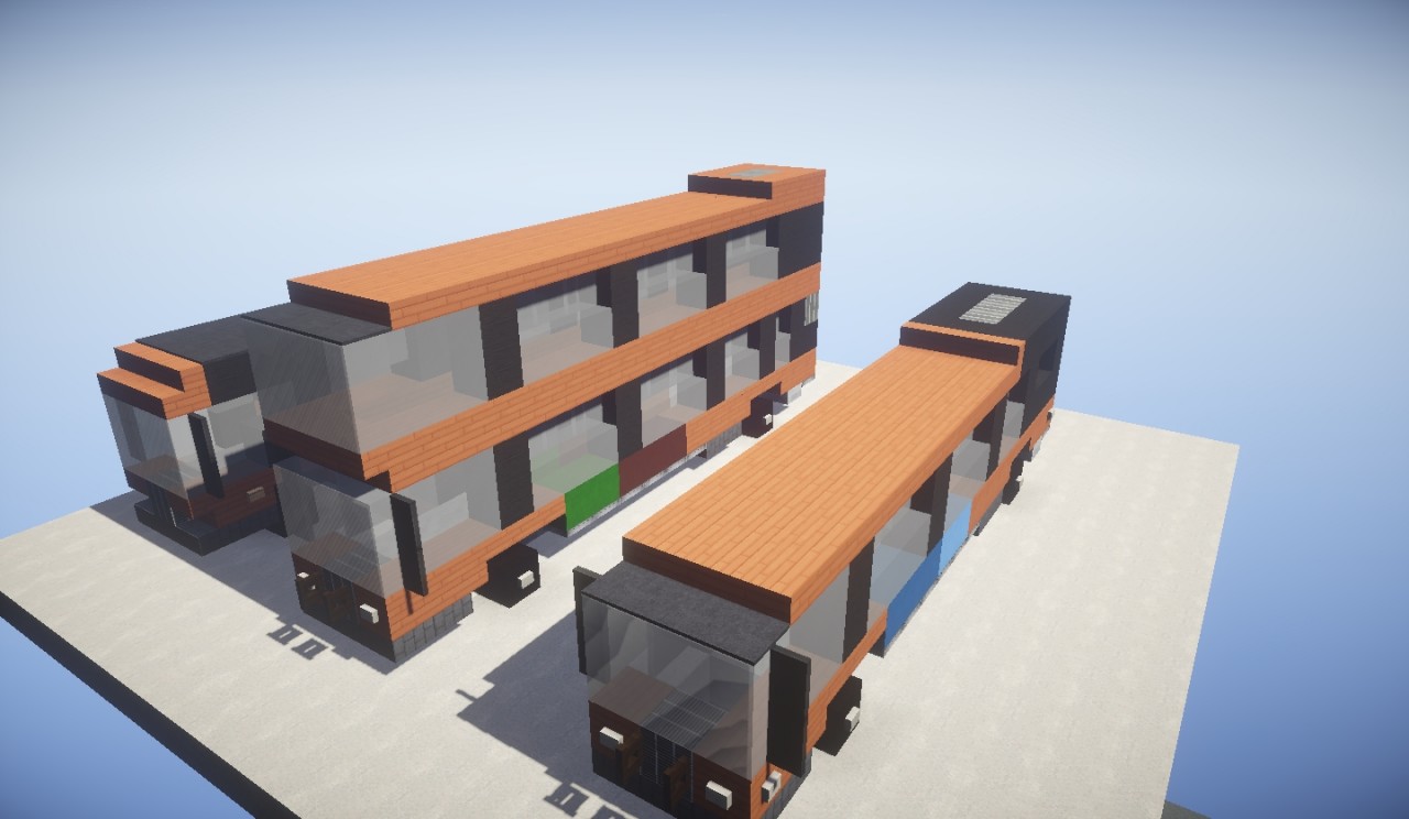 Bus Pack - 2015 Edition Minecraft Map