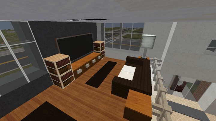 Renovated 80s Style House Interior | ECS Minecraft Map