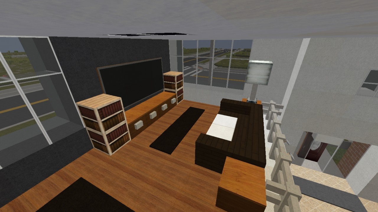 Renovated 80s Style House Interior | ECS Minecraft Map