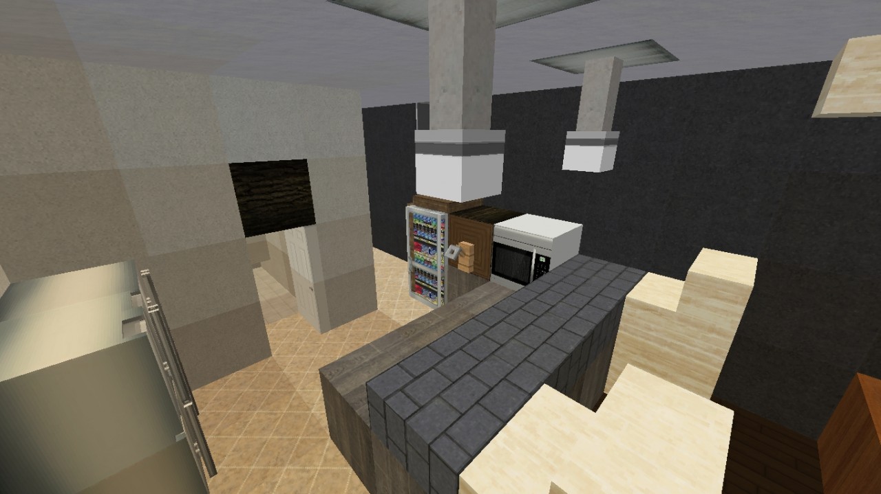 Renovated 80s Style House Interior | ECS Minecraft Map