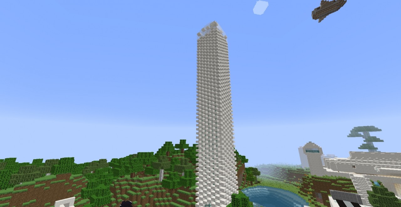 Astria-Space Port and Glowstone Industries Research Facility Minecraft Map