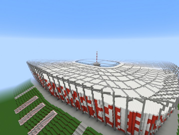 PGE Narodowy (The National Stadium Warsaw Poland) Minecraft Map