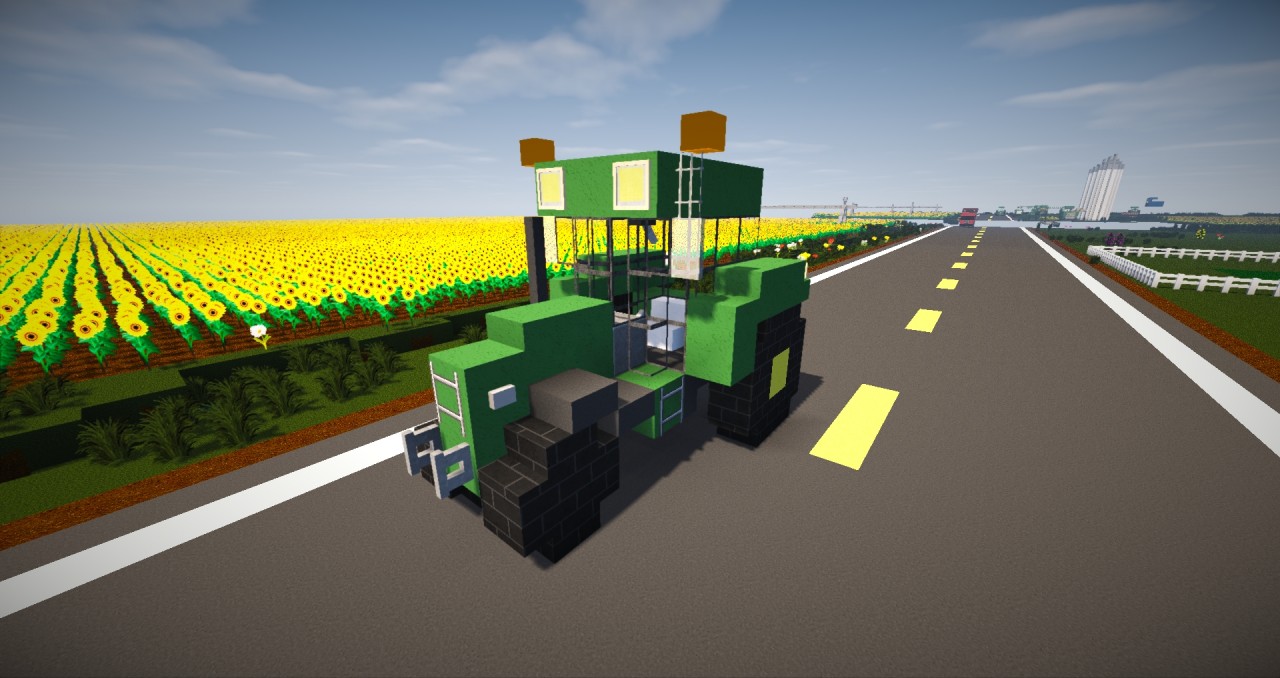 Vehicle - John Deere Tractor (including hay baler, plow, and tractor ...