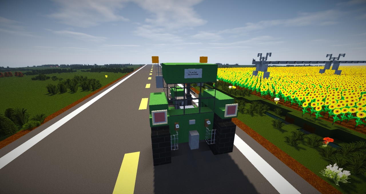 Vehicle - John Deere Tractor (including hay baler, plow, and tractor ...