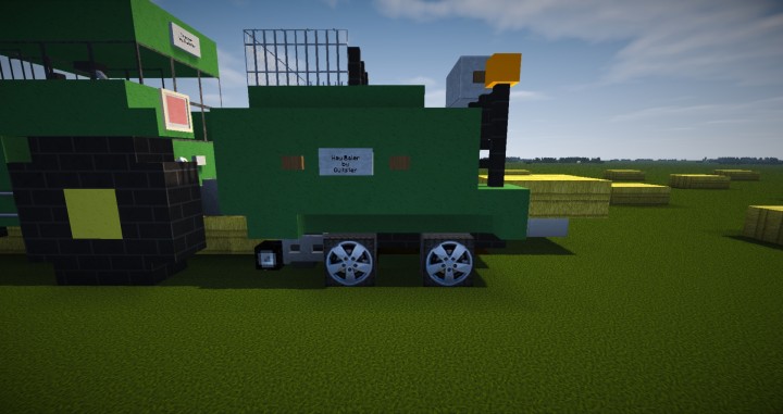 Vehicle - John Deere Tractor (including hay baler, plow, and tractor ...