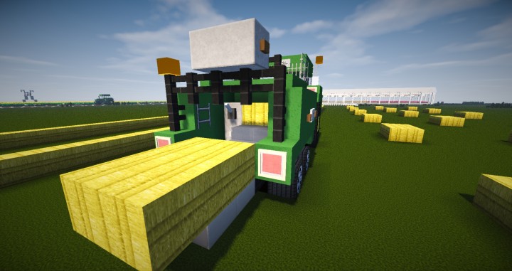 Vehicle - John Deere Tractor (including hay baler, plow, and tractor ...