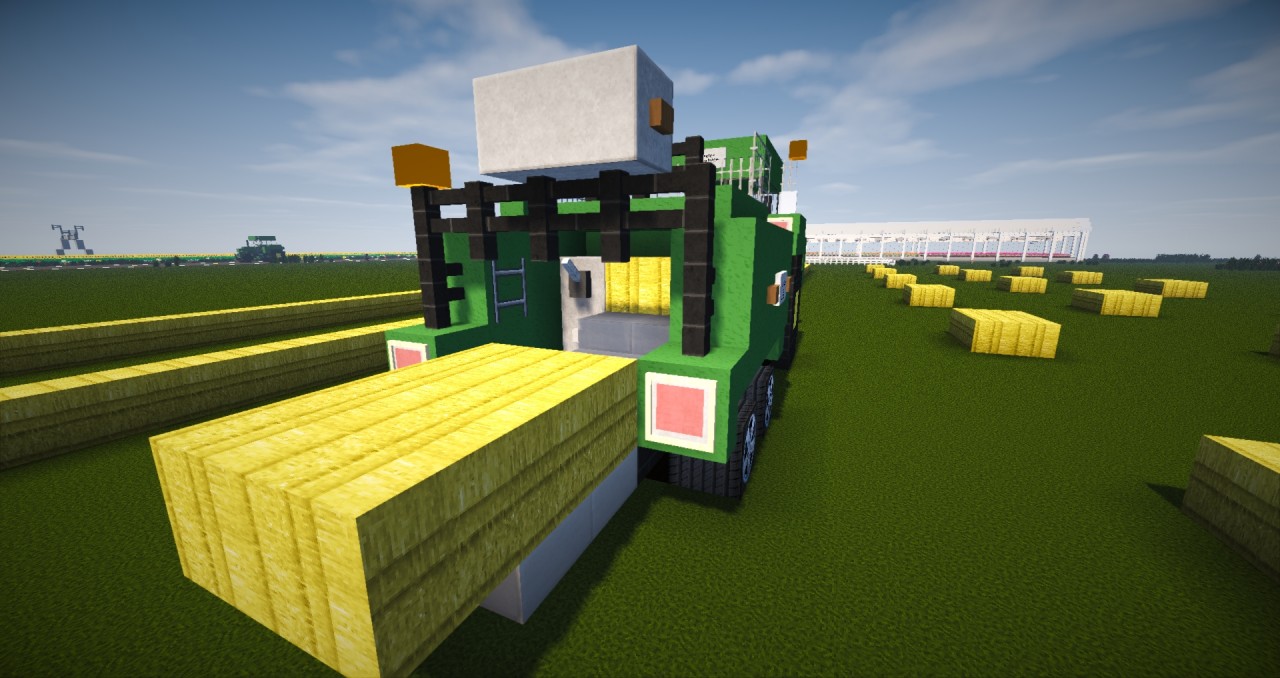 Vehicle - John Deere Tractor (including hay baler, plow, and tractor ...