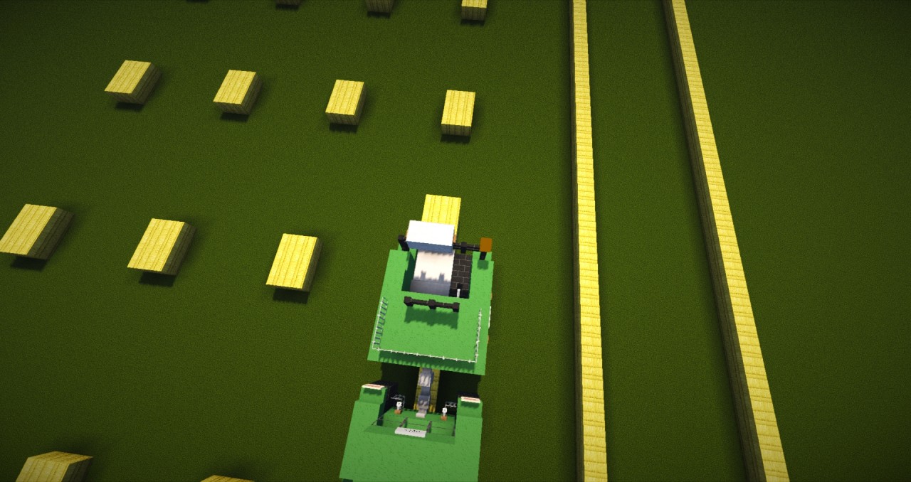 Vehicle - John Deere Tractor (including hay baler, plow, and tractor ...