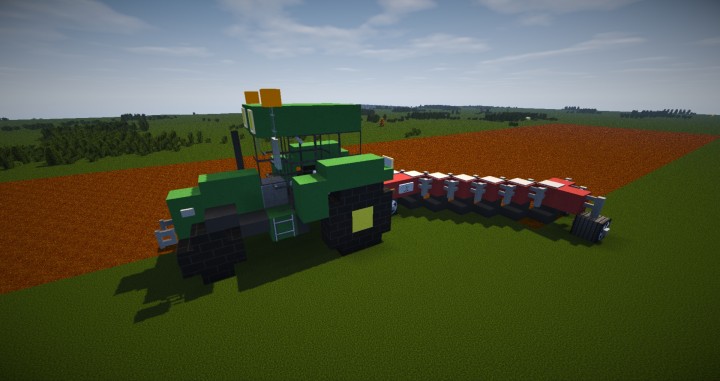 Vehicle - John Deere Tractor (including hay baler, plow, and tractor ...