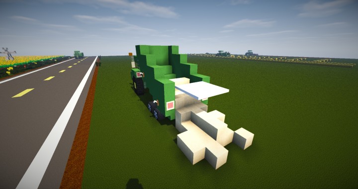 Vehicle - John Deere Tractor (including hay baler, plow, and tractor ...