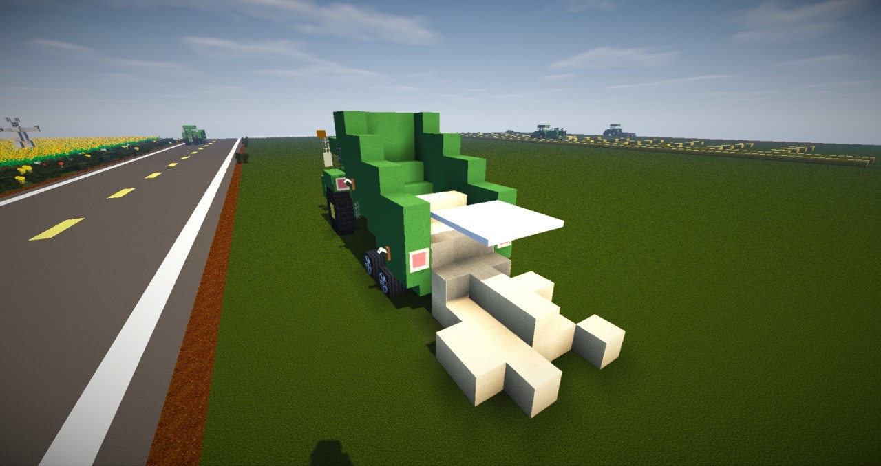 Vehicle - John Deere Tractor (including hay baler, plow, and tractor ...