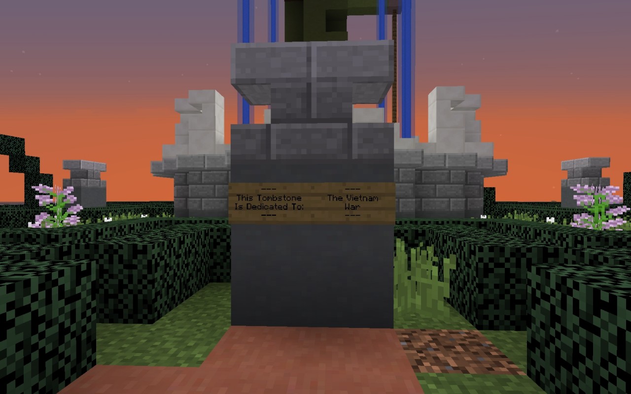 Veterans Day Memorial 2015 Minecraft Map