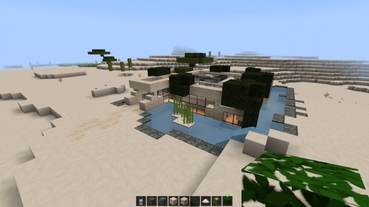 Underground desert house Minecraft Map