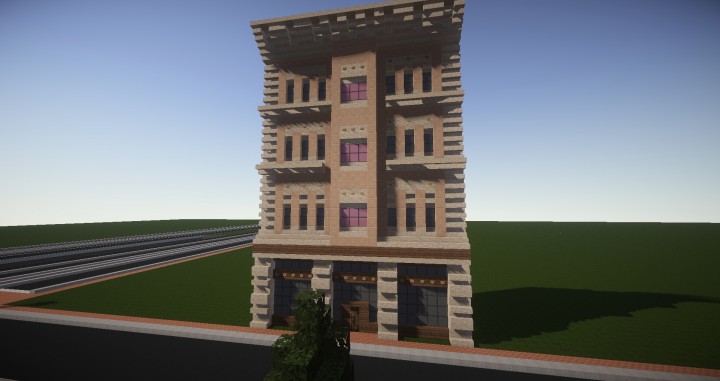 Row Building #1 (Exterior Only at this time) Minecraft Map