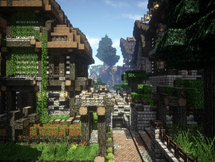 [DP Locations] Central town. Minecraft Map