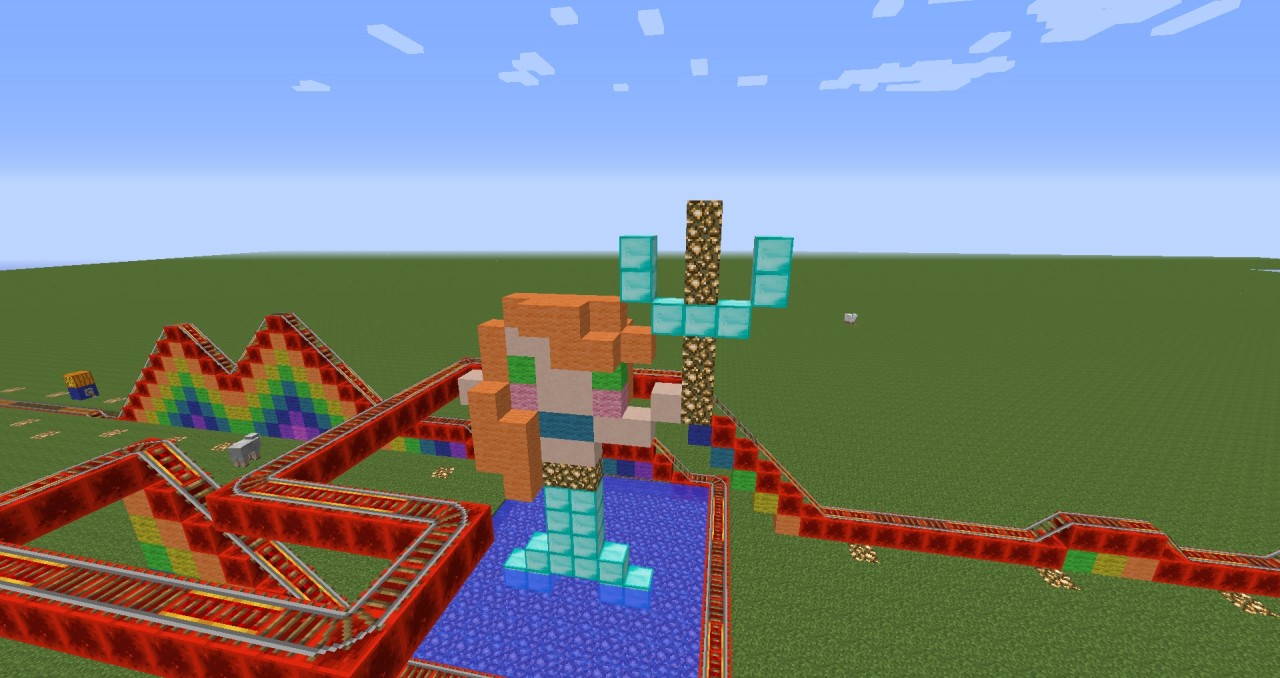 Crazy Rollercoaster! Minecraft Map