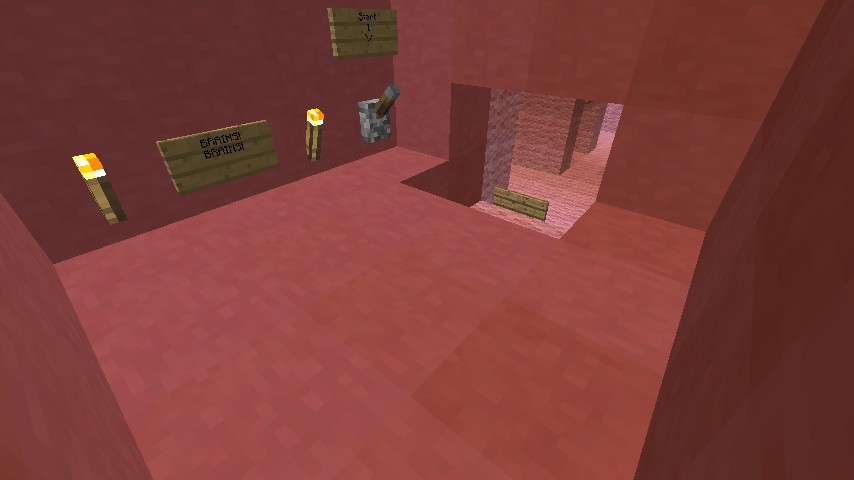 Burning Steve Riding Pig Minecraft Map