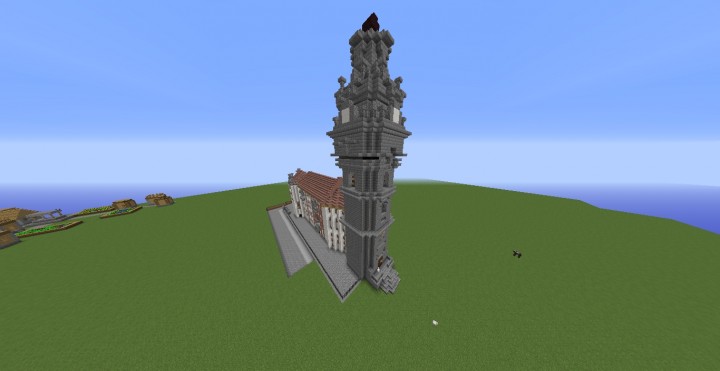 Torre dos Clerigos, Porto, Portugal Minecraft Map